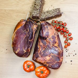 Halber Oldenburger Landschinken, geräuchert - Schinkenversand Josef Lentz